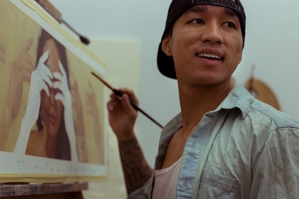 Sean Yoro - Pelukis Mural Kota New York - Business Lounge